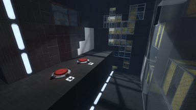 Portal 2 Co-op Course 1 Chamber 4 - Portal Wiki